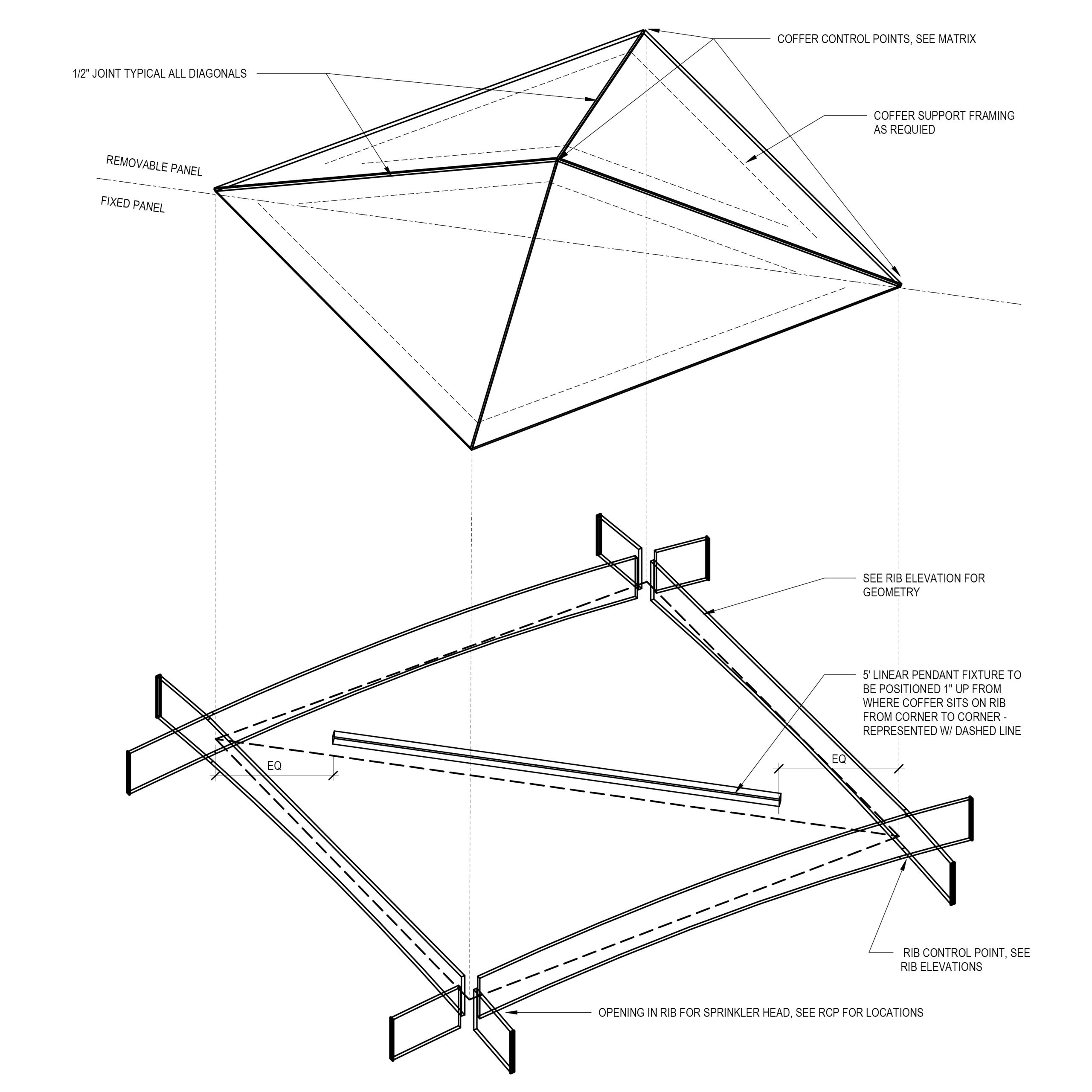 The Hanging General Purpose Classroom (GPC), Part 2: Undulating Coffers ...