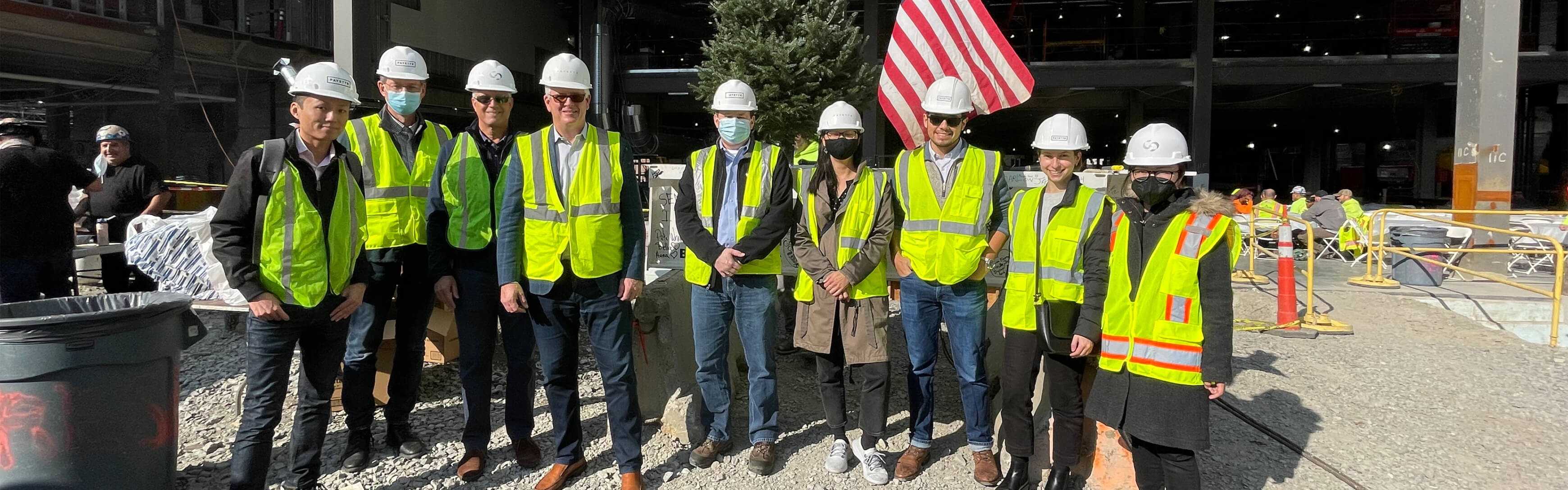 Northeastern University EXP Steel Topping Off Ceremony - Payette