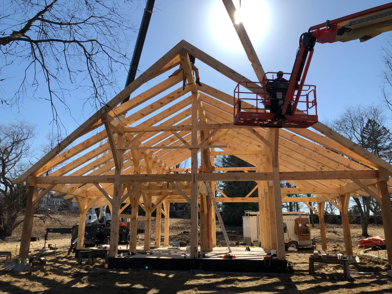 Traditional Timber Framing Techniques Raise a New Barn - Payette