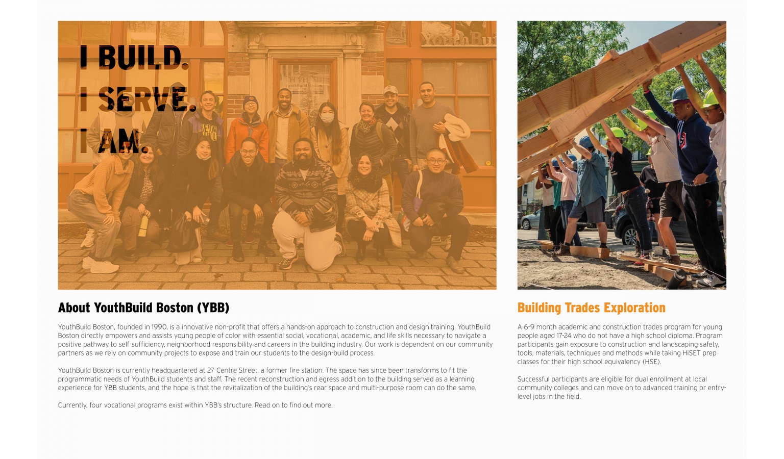 Day of Service: YouthBuild Boston - Payette