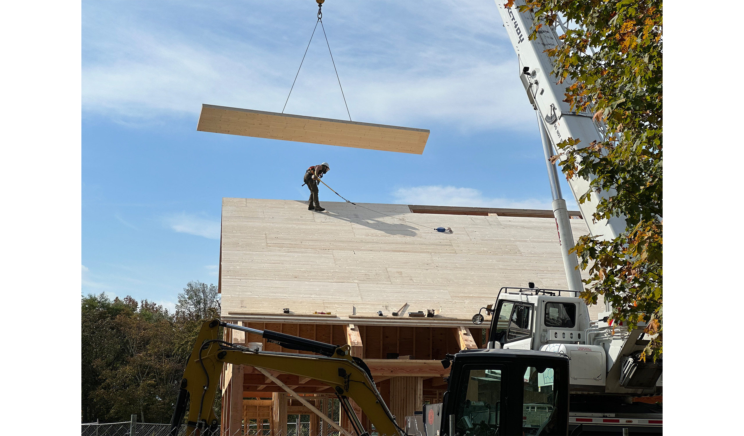 Traditional Heavy Timber Frame Clad in CLT - Payette
