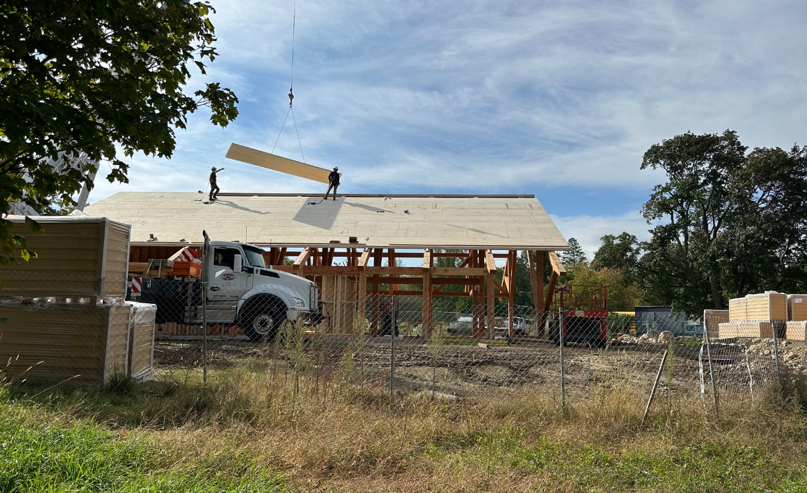 Traditional Heavy Timber Frame Clad in CLT - Payette