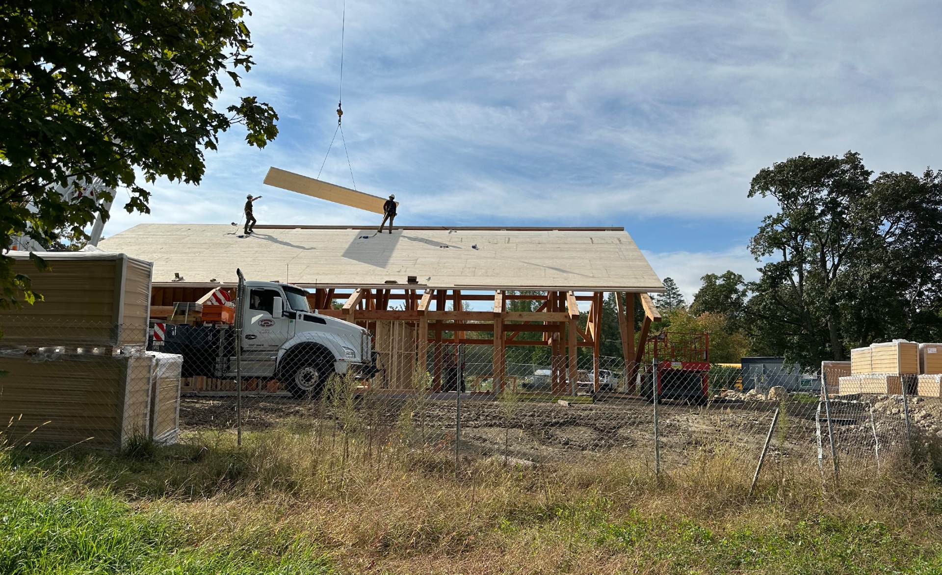 Traditional Heavy Timber Frame Clad in CLT - Payette