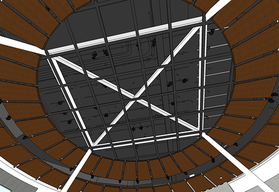 Meditech Corporate Auditorium in the Round, Design Ideas - Payette